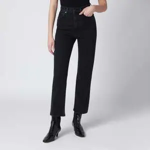 Anine Bing Black Wash Jeans For Women