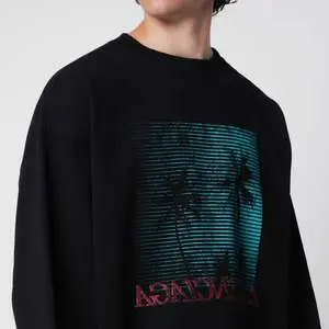 Balenciaga Crewneck Sweatshirt With Logo Print