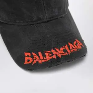 Balenciaga Cotton Drill Baseball Cap With Logo