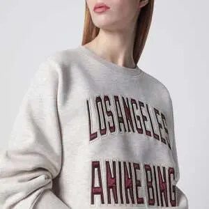 ANINE BING Harry Shrunken La Mélange Sweatshirt