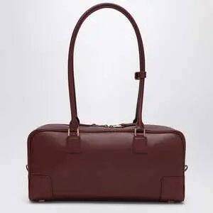 Loewe Amazona 31 Cropped Bag In Shiny Leather - Brown
