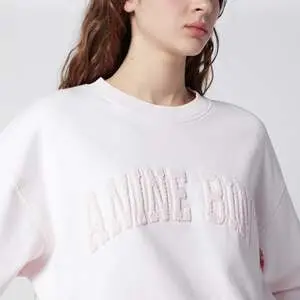 ANINE BING Spencer Mélange Cotton Sweatshirt