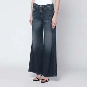 DIESEL® Relaxed Fit Wide Leg Jeans