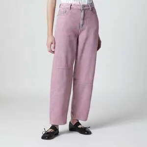 GANNI Starry Washed Jeans - Pink
