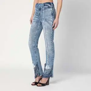 DIESEL® D-ginna Bootcut Jeans With Faded Effect