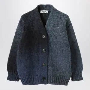 IL GUFO Gradient Wool Blend Cardigan