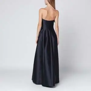 Alberta Ferretti Silk-blend Mikado Evening Dress