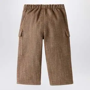 IL GUFO Cotton-blend Cargo Trousers