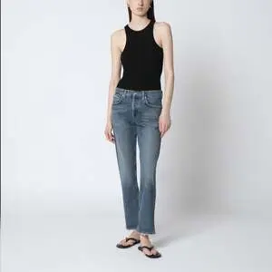 AGOLDE Romney Jeans In Medium Indigo Denim