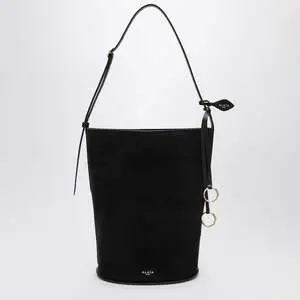 Alaïa Suede Leather Bucket Bag