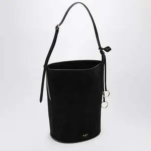 Alaïa Suede Leather Bucket Bag