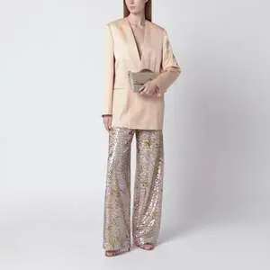 Alberta Ferretti Double-breasted Silk Organza Blazer