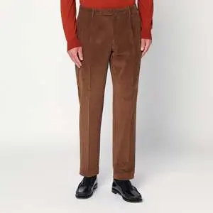 SANTANIELLO Santaniello Corduroy Trousers - Brown