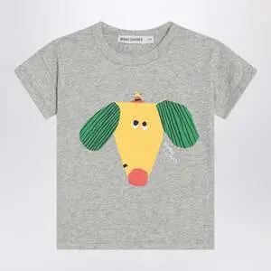 BOBO CHOSES Happy Dog" T-shirt - Grey
