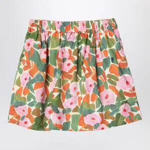BOBO CHOSES Floral Print Organic Cotton Skirt