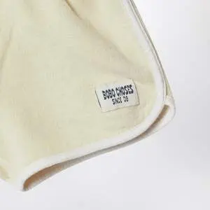 BOBO CHOSES Cotton Shorts With Logo Detail - Yellow