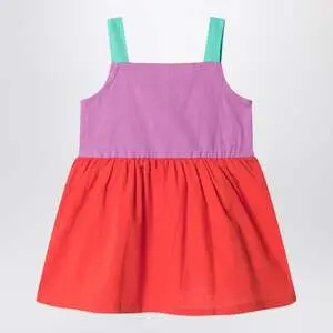 BOBO CHOSES Color-block Floral Embroidered Dress