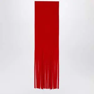 Sportmax Wool Scarf With Fringes - Red