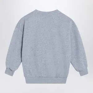 BOBO CHOSES Organic Cotton Crewneck Sweatshirt With Dog Print