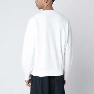 Givenchy Cotton Crewneck Sweatshirt With Embroidered Logo - White