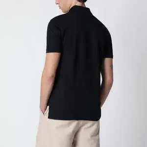 Givenchy Dark Polo Shirt With Logo Embroidery - Blue