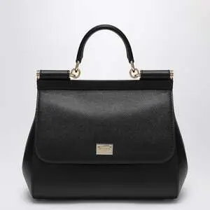 Dolce & Gabbana Large Sicily Handbag - Black