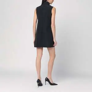Givenchy Mini Dress With High Collar And Bow Detail