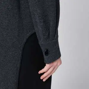 Givenchy Dark Wool & Cashmere Blend Turtleneck