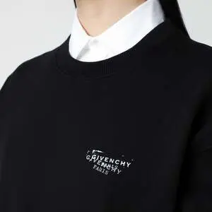 Givenchy Brushed Cotton Sweatshirt With Contrasting Logo