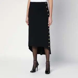 Givenchy Milan Stitch Skirt With Gold Buttons
