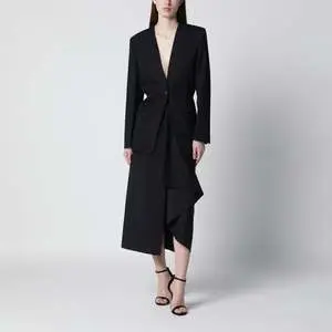 Givenchy Draped Skirt In Wool And Mohair