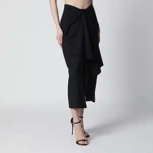 Givenchy Draped Skirt In Wool And Mohair