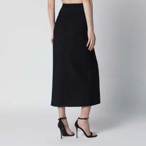 Givenchy Draped Skirt In Wool And Mohair