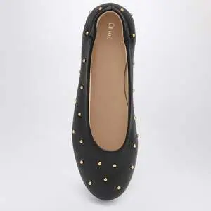 Chloé Ballerina Flats With Stud Embellishments