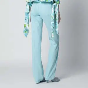 Chloé Straight Leg Jeans In Organic Cotton Denim - Blue