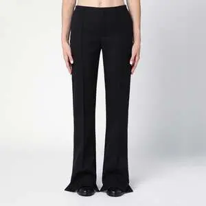 Chloé Virgin Wool Asymmetrical Trousers