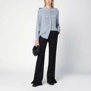 Chloé Virgin Wool Asymmetrical Trousers