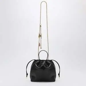 Chloé Small Icons Shoulder Bag With Chain In Lambskin - Blue
