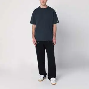 Champion Navy Cotton Crew-neck T-shirt - Blue