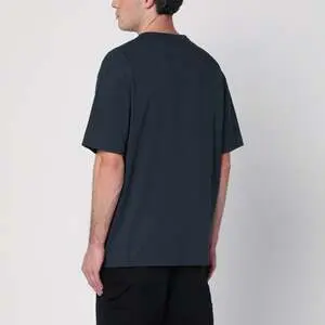 Champion Navy Cotton Crew-neck T-shirt - Blue