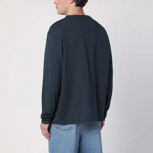 Champion Navy Long-sleeved T-shirt - Blue