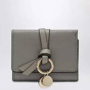 Chloé Alphabet Mini Trifold Wallet - Grey