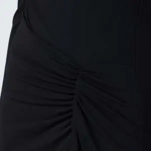 Simkhai Ferrera Draped Jersey Midi Dress - Black