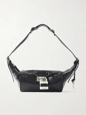 Chloé Paddington Leather Shoulder Bag - Black