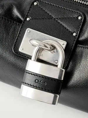 Chloé Paddington Leather Shoulder Bag - Black