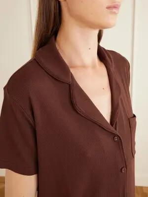 SKIMS Soft Lounge Ribbed Modal-blend Pajama Set