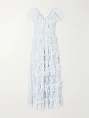 Sea Ruffled Day Dresses