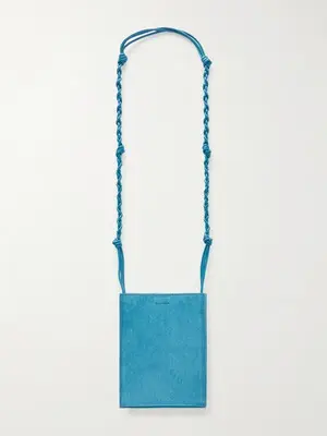 JIL SANDER Tangle Small Suede Shoulder Bag