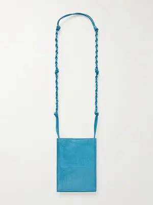 JIL SANDER Tangle Small Suede Shoulder Bag