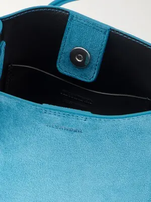 JIL SANDER Tangle Small Suede Shoulder Bag